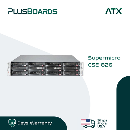 Supermicro 2U ATX Server Case 12 Bay 3.5" LFF SAS2 Storage NAS ZFS ...