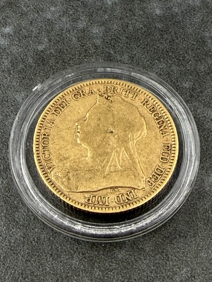 1899 Half Sovereign Gold Coin In Capsule # Lot 21 | eBay UK