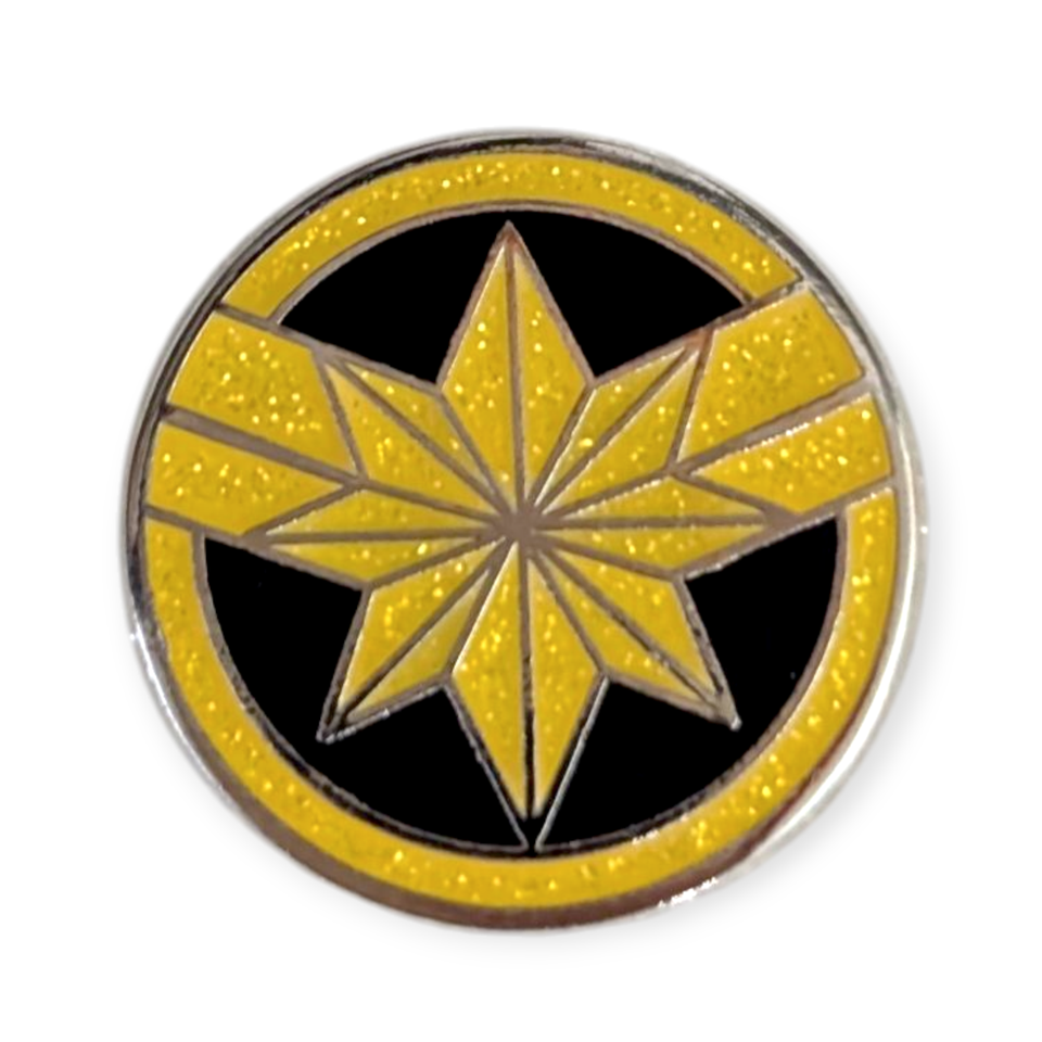 Captain Marvel Disney Tiny Pin: Insignia Emblem | eBay