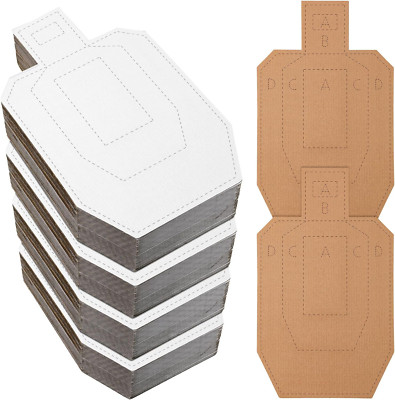 100 Pcs USPSA/IPSC/IDPA Shooting Cardboard Targets for Shooting ...