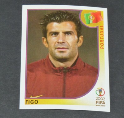 #307 LUIS FIGO PORTUGAL PANINI FOOTBALL JAPAN KOREA 2002 COUPE MONDE ...