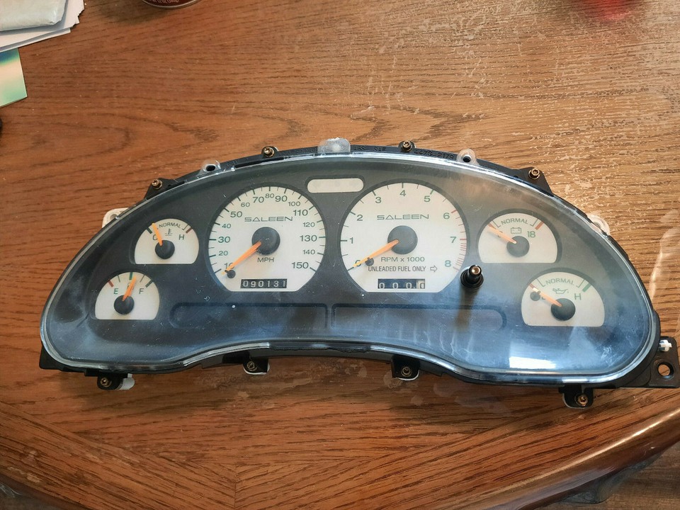 Saleen Mustang tach decal Cobra GT F150 Focus tachometer raptor sticker ...