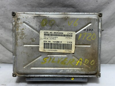 2000 Chevrolet Silverado Engine Control Computer Module ECM ECU ...