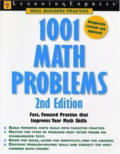 1001 Math Problems by Learning Express LLC 9781576855126| eBay