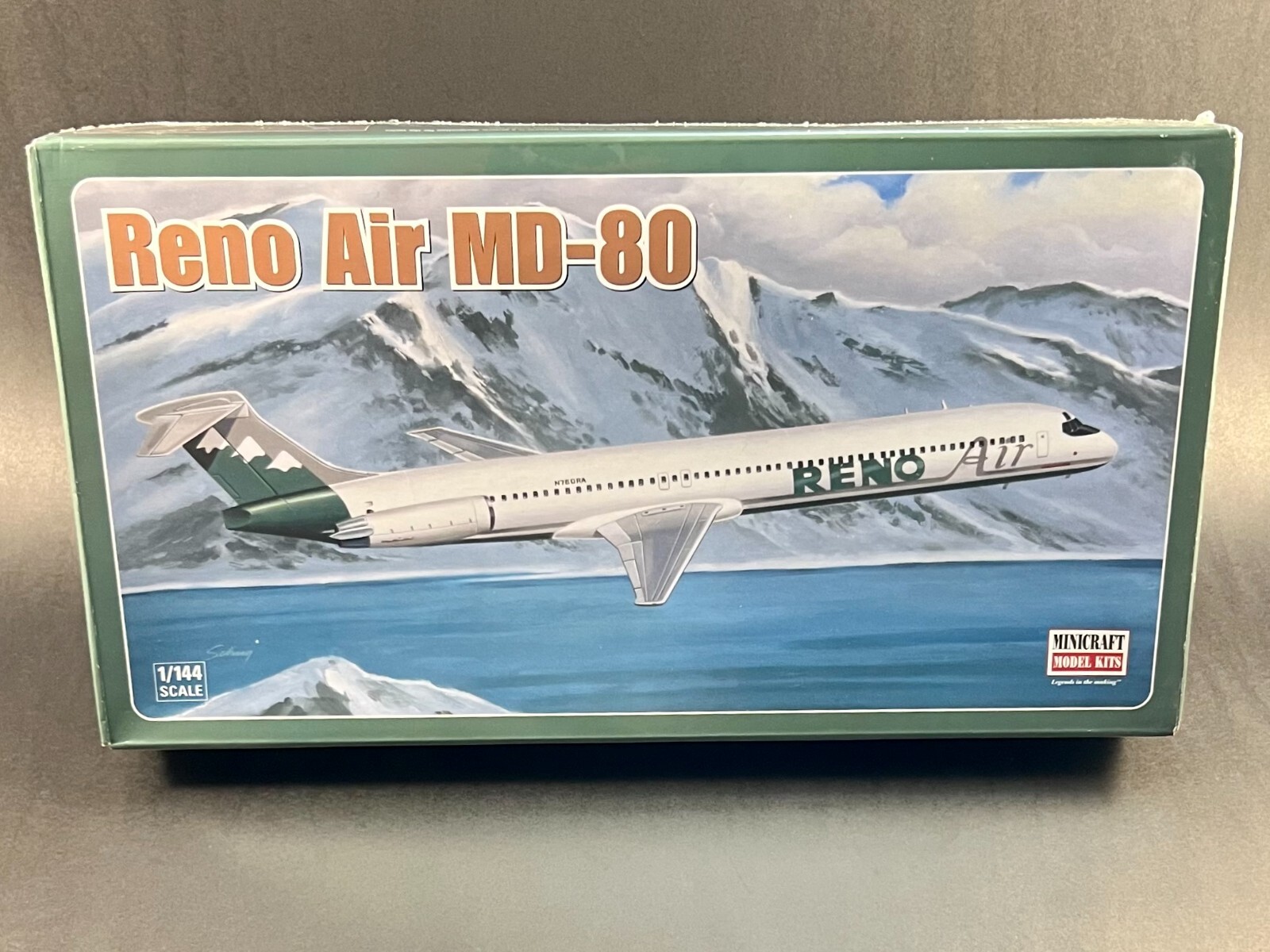MiniCraft Model Kit 14541 1:144 Scale Reno Air MD-80 | eBay