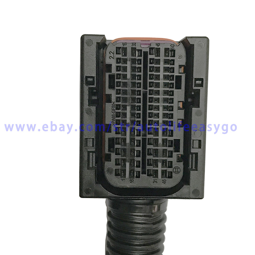60 Pin ECU Harness Connector for BOSCH EDC16 / EDC17 Electronic Control ...