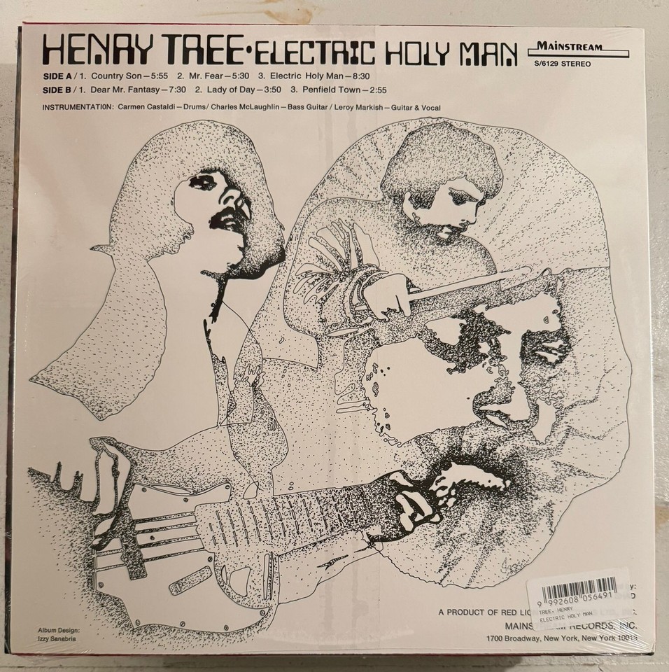 HENRY TREE – ELECTRIC HOLY MAN - COLLECTORS LTD HIGH QUALITY COLOR ...