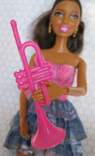 Ken/Barbie Doll Pink TRUMPET 1:6 SCALE Diorama-The Sensations Jukebox ...