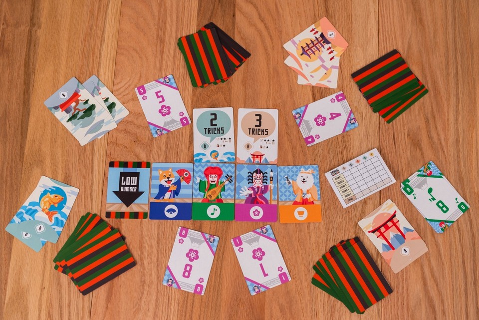 Kabuki Tricks Card Game + Hand Eye Promo Cards | eBay