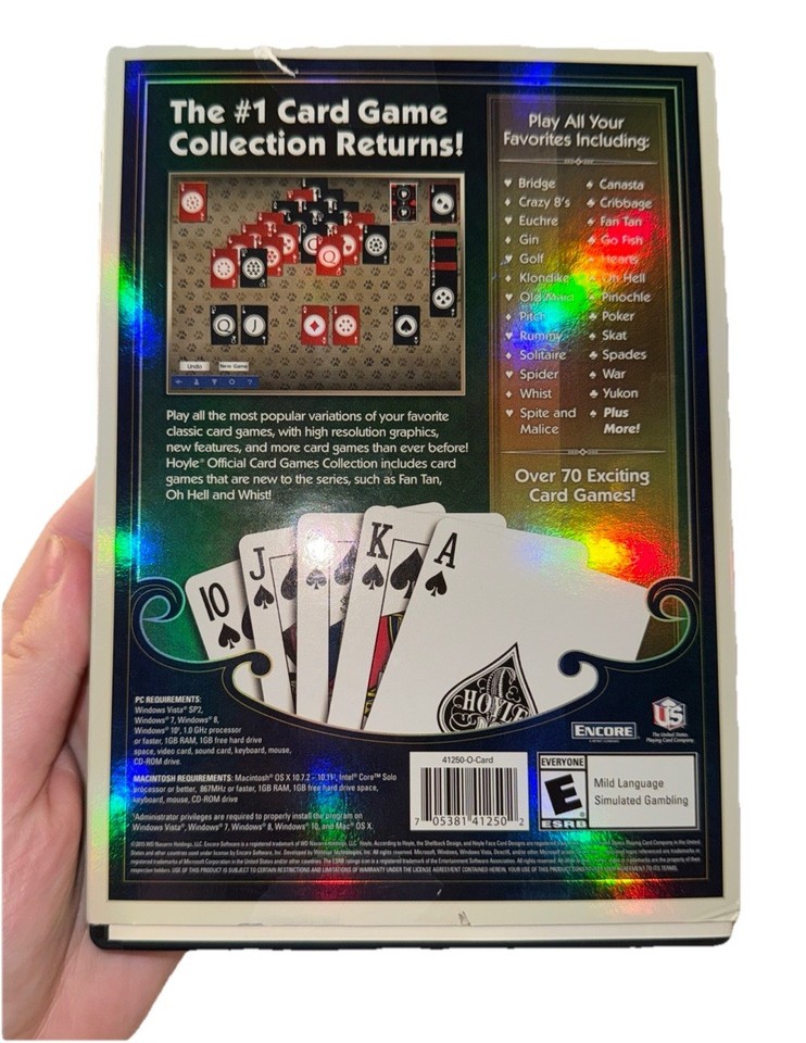 Encore HOYLE Official Card Games Collection (PC, MAC) 705381412502| eBay
