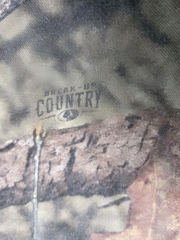MOSSY OAK Break-Up Country Long Sleeve Shirt Camo Mens 2XL Hunting ...