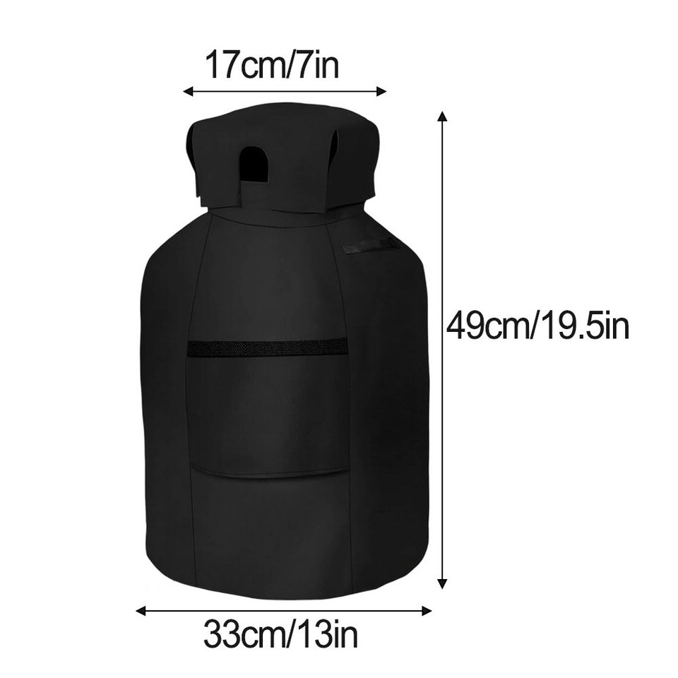 Heavy Duty 20lb Propane Gas Tank Cover Outdoor Waterproof 210D Oxford ...