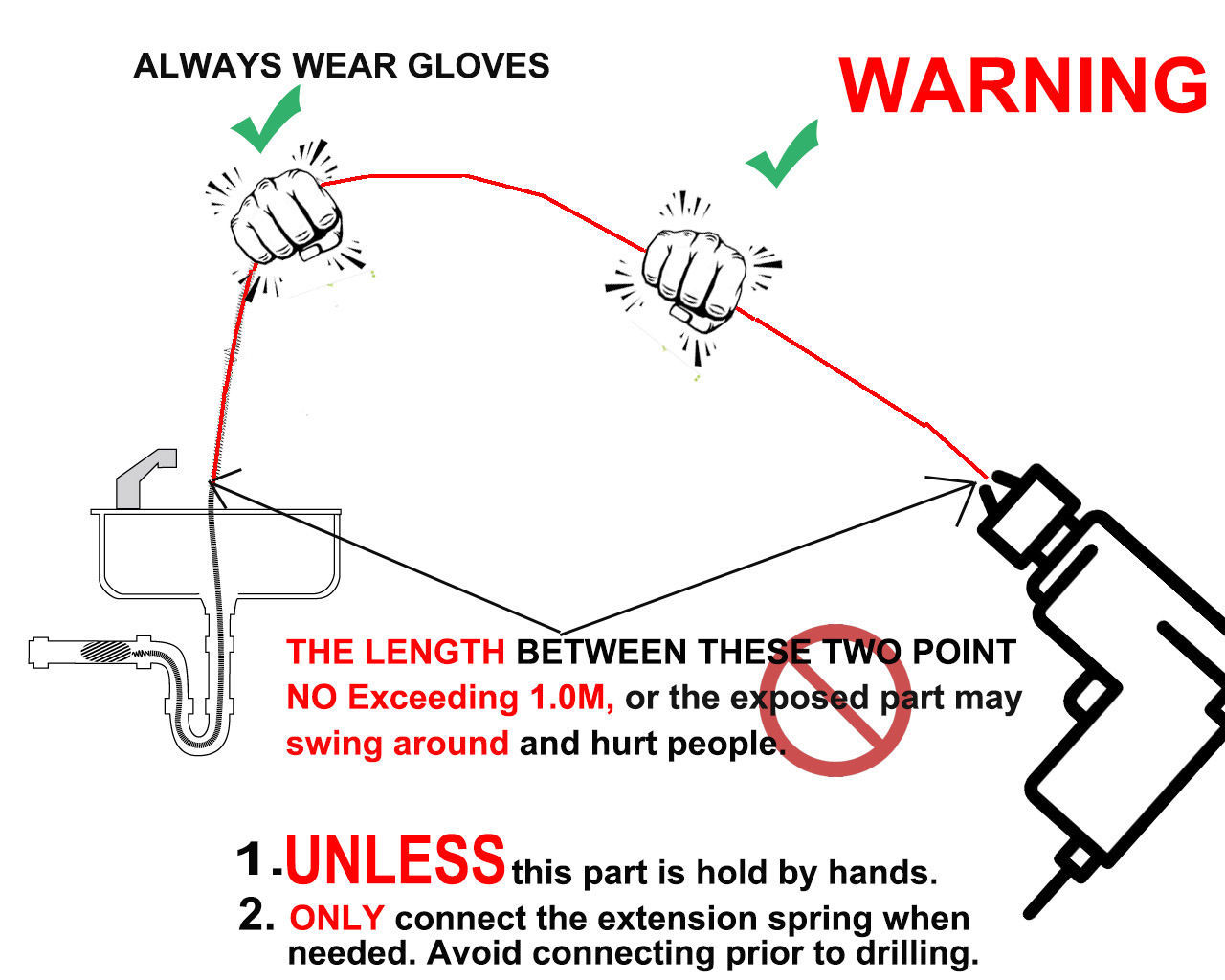 Long 18M+2.5M Pro Drain Pipe Cleaner Drill Attachment Plumber Snake ...