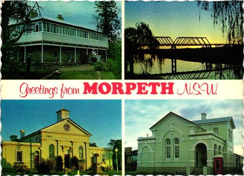 Greetings From Morpeth New South Wales England Postcard | eBay