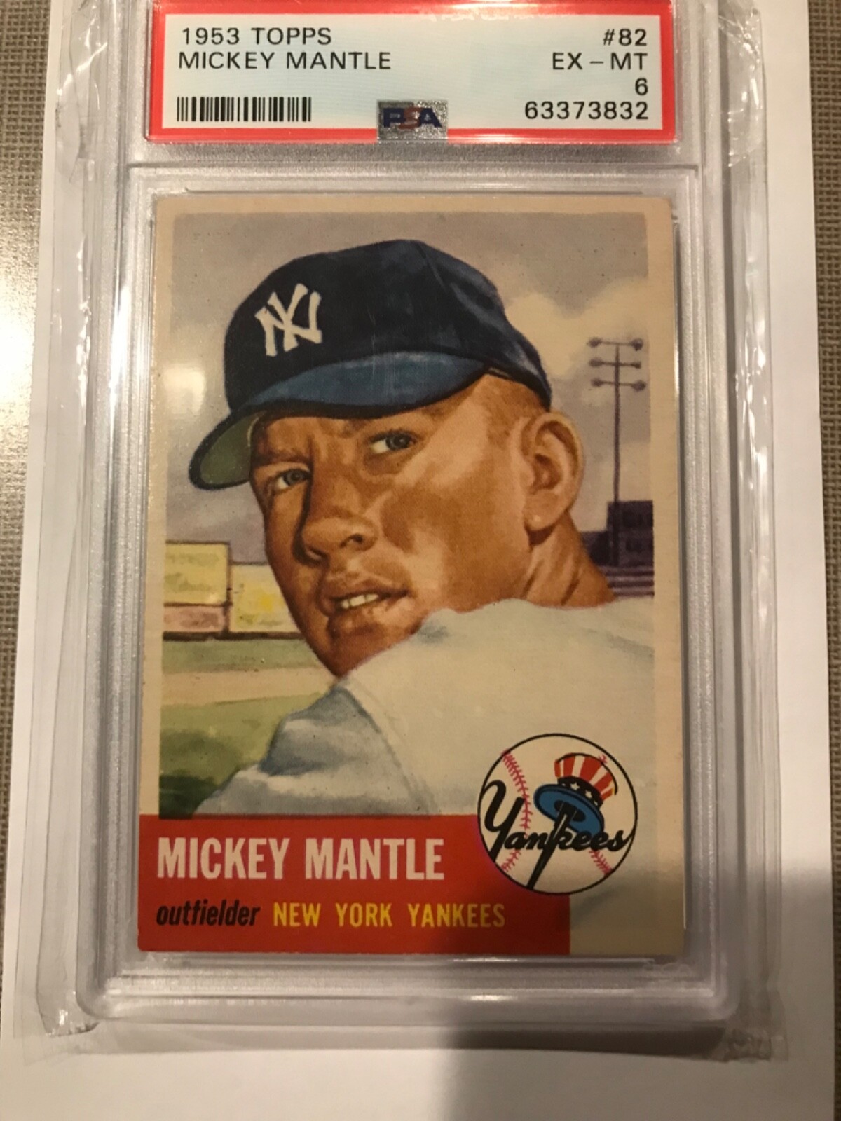 1953 Topps Mickey Mantle PSA 6++++ | eBay