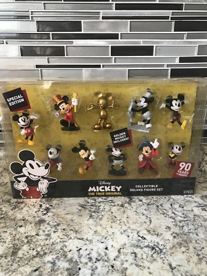 Mickey Mouse 90th Anniversary Target Collectible Deluxe Figure Set NIB ...