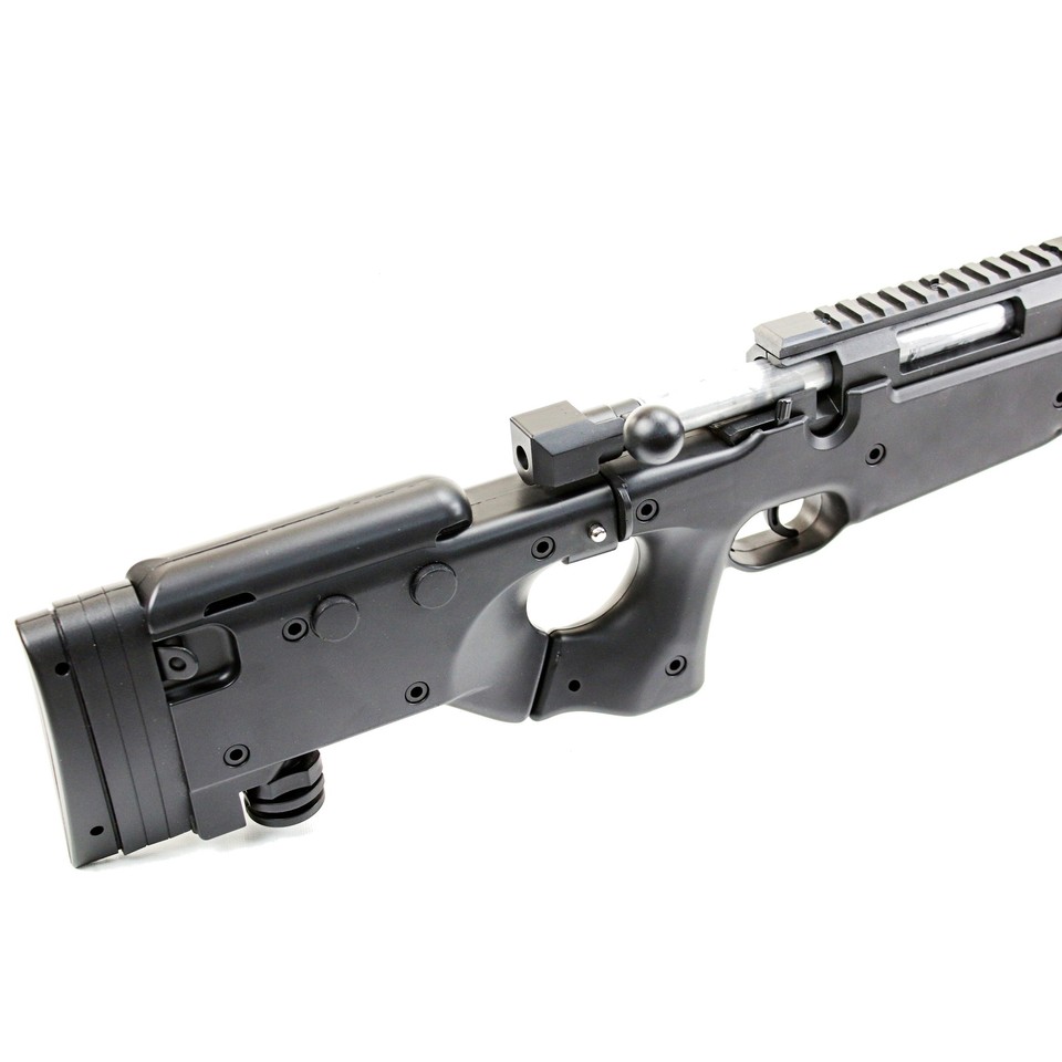 BBTac Bolt Action Airsoft Sniper Rifle Spring Powered Gun Bipod Folding ...