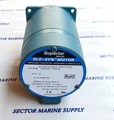 Superior Electric Stepping Motor M092-TE08 SLO-SYN Motor OLD MPN M092 ...