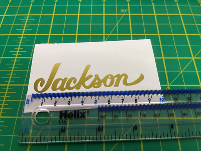 Jackson Guitars Logo Jackson Vinyl Sticker | Clothing & Collectibles