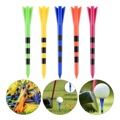 50Pcs Golf Tees Durable Long Golf Tees Bulk Unbreakable 5 Claw Golf ...