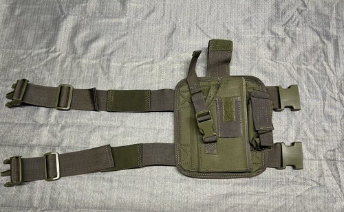 Military Drop Leg Holster Tactical Thigh Pistol Gun Pouch Right Hand ...