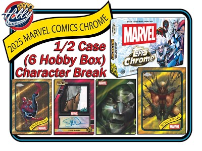 Abomination 2025 Topps MARVEL CHROME 1/2 Case (6 Hobby Box) Break #15 | eBay