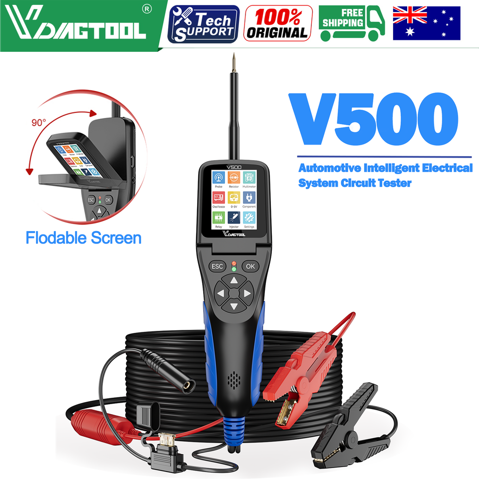 12V 24V Electrical Circuit Tester Power Probe Oscilloscope Multimeter ...