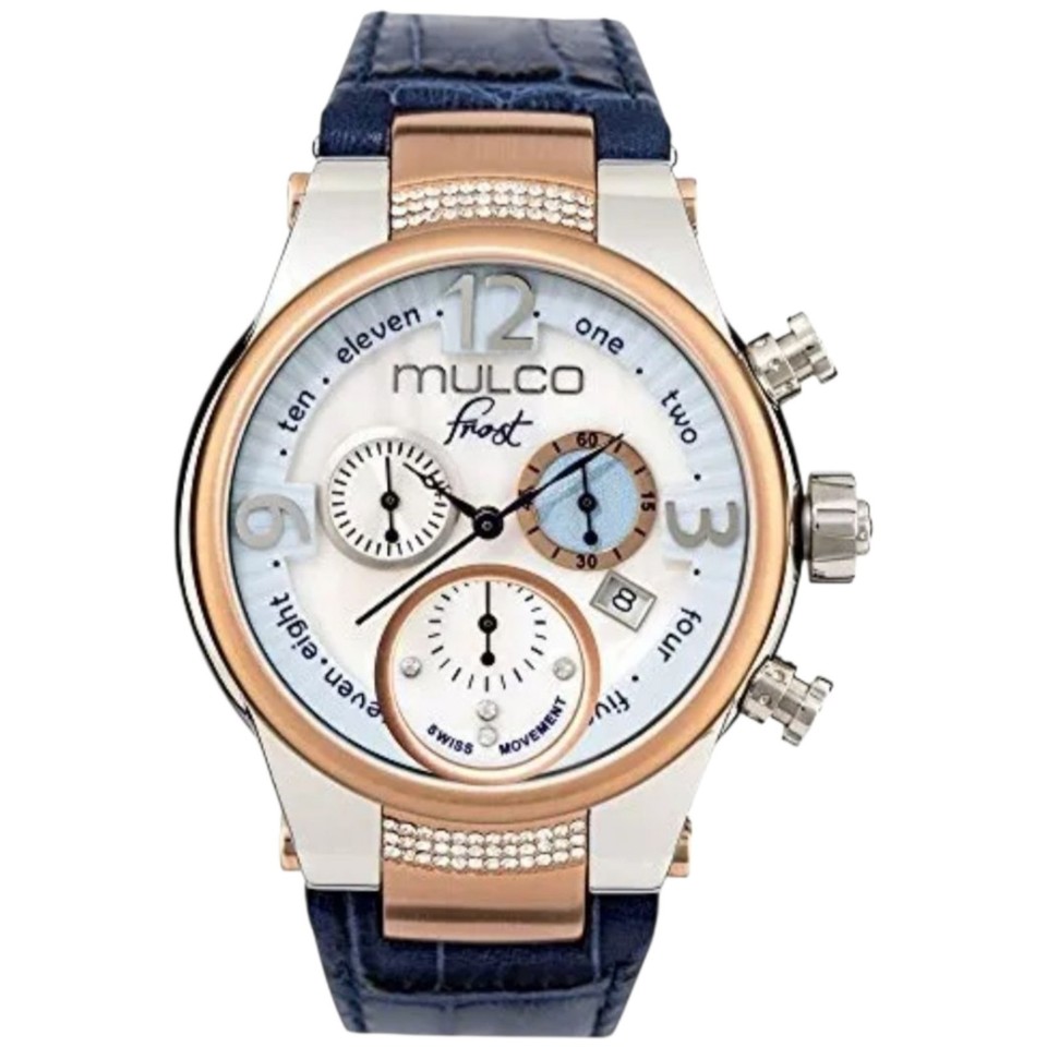 Mulco Frost MW5-2601-143 Quartz Swiss Chronograph Movement Watch | eBay