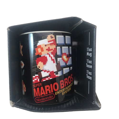 Nintendo NES Mug for Tea or Coffee Super Mario Bros. Cover Boxed White ...