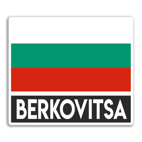2 x 10cm Berkovitsa Bulgaria Vinyl Stickers - Fun Sticker Laptop ...