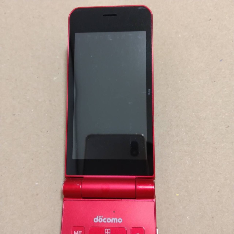 Fujitsu arrows Keitai F-03L Docomo SIM unlocked Red Android flip phone ...