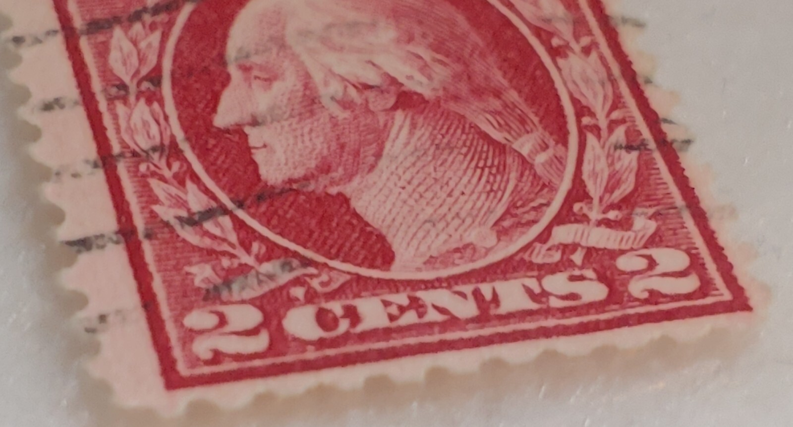 very rare george washington two cent red stamp ! 1920’s Comes in ...