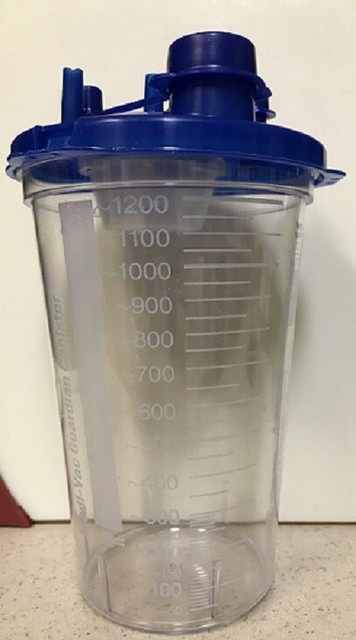 Cardinal Health Suction Canister 1200cc With Locking Lid 65651-212 for ...