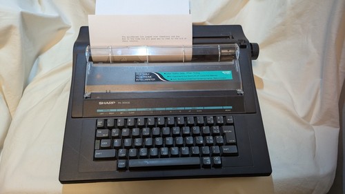 Sharp PA-3000 II Electric Typewriter Mobile, Tested, Working. | eBay