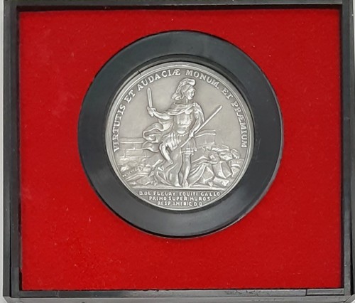 Colonel De Fleury America's First Medals- U.S. Mint Pewter Medal w ...