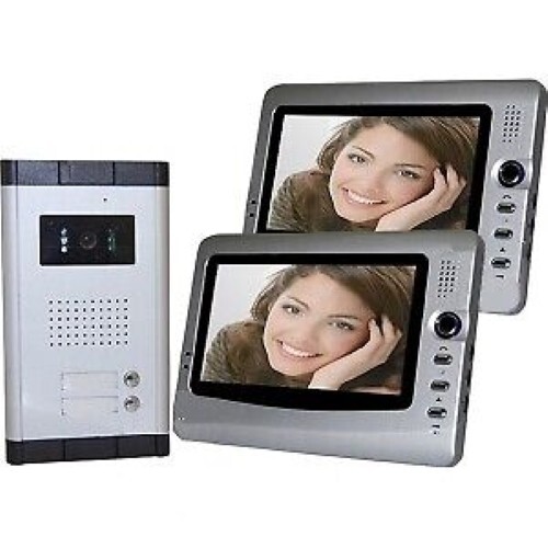 Videocitofono a Colori con Doppio Monitor LCD da 7" - Modello Silver | eBay