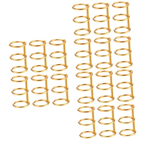 6pcs Practical Binding Rings Loose Leaf Binding Ring DIY Notebook Coils ...