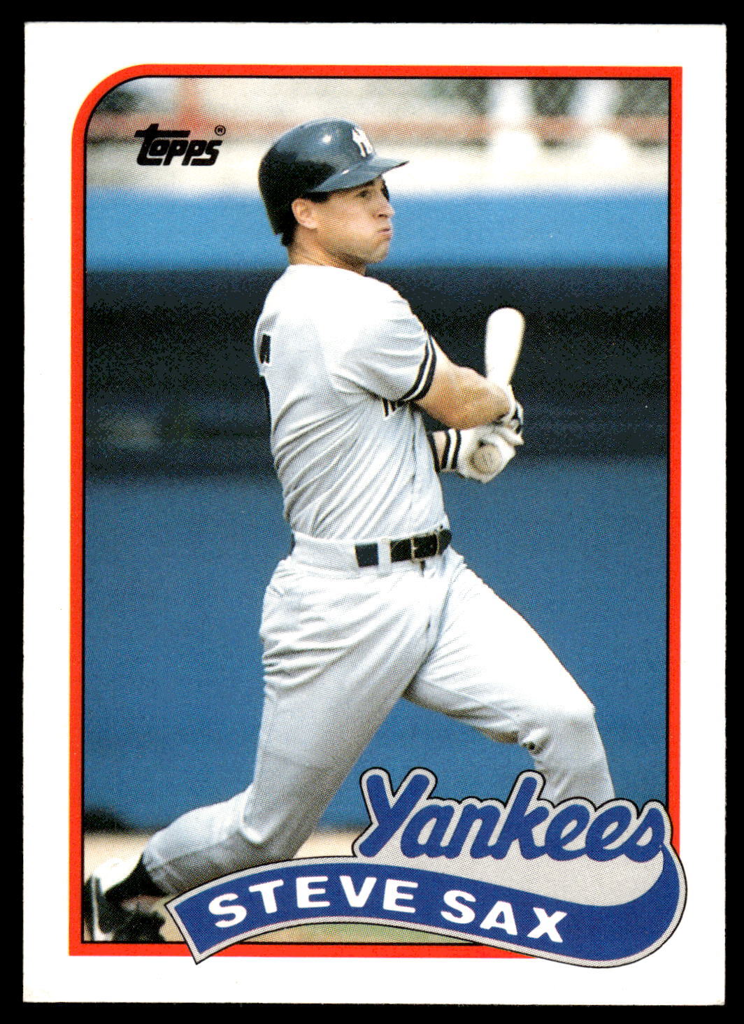 1989 Topps Traded Steve Sax #111T New York Yankees 21D | eBay