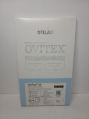 Tela Bio Reinforced Bioscaffold OVITEX 1S Permanent 10X12CM | eBay