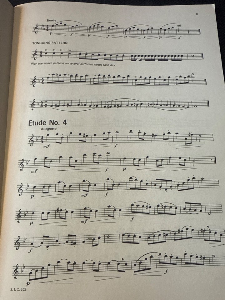 Studies and Melodious Etudes for Flute Level 2 Intermediate Music Book ...