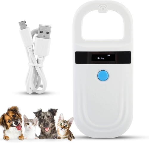 Pet Microchip Scanner, Tag Reader for Animals, Pets Microchip Reader ...