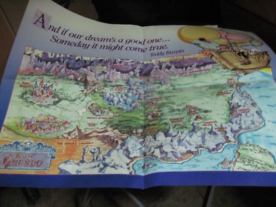Very Rare Teddy Ruxpin Land Of Grundo Promotional Poster With Envelope ...