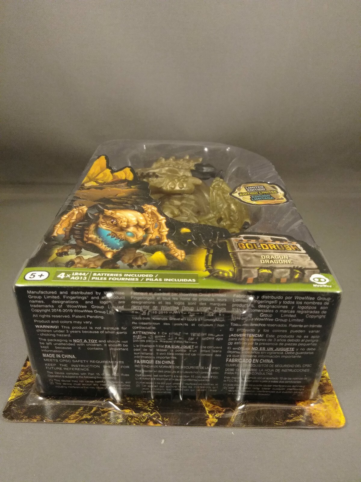 Fingerlings Untamed LIMITED EDITION GoldRush Chase Dragon Lights Sounds ...