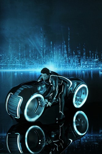 Hot Toys 1/6 Scale Sam Flynn with Light Cycle Action Figure for sale ...