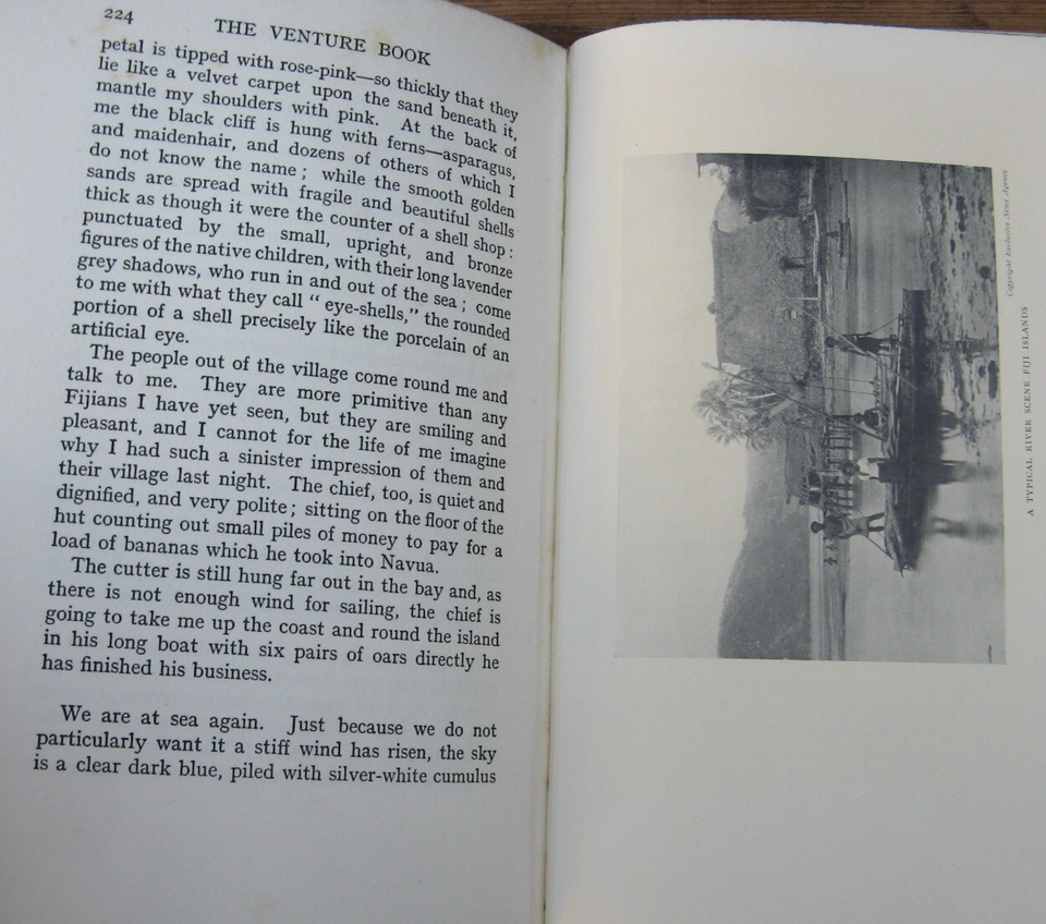 1926 The Venture Book- Elinor Mordaunt Pacific Islands Fiji Samoa Tonga ...
