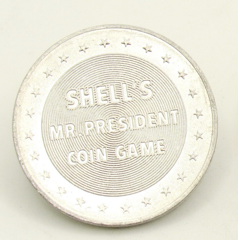 Franklin Roosevelt Shell Game Token Mr President 1968-1969 Franklin ...