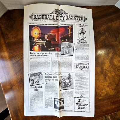 Vintage Boardwalk & Baseball "Baseball City Gazette" Florida Travel ...