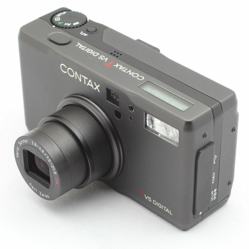 CONTAX Tvs Compact Digital Camera (Titanium Black) From Japan Fedex ...