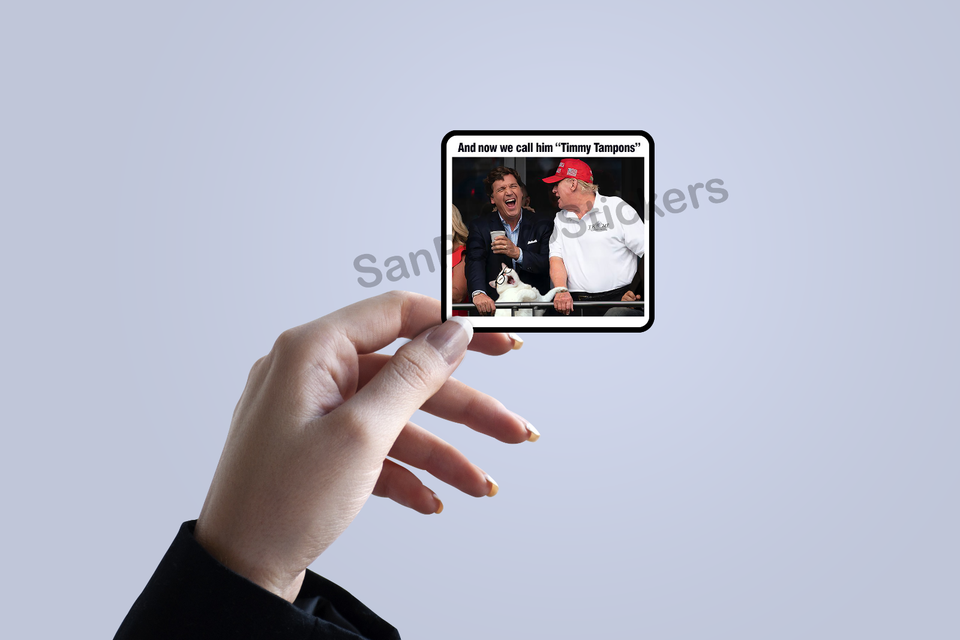Timmy Tampon - TRUMP / VANCE 2024 - MAGA - FKH - 3.25" x 3" Glossy ...