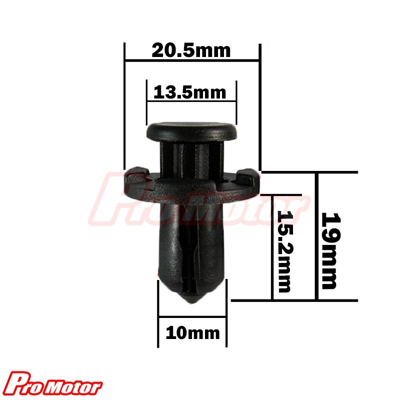 Door Panel Push Plastic Rivet Retainer Clip Fasteners FX45 FX35 G37 G35 ...
